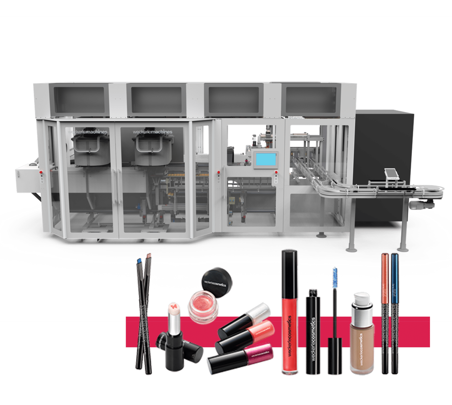 weckerle machines - Color cosmetics and lipstick filling machine