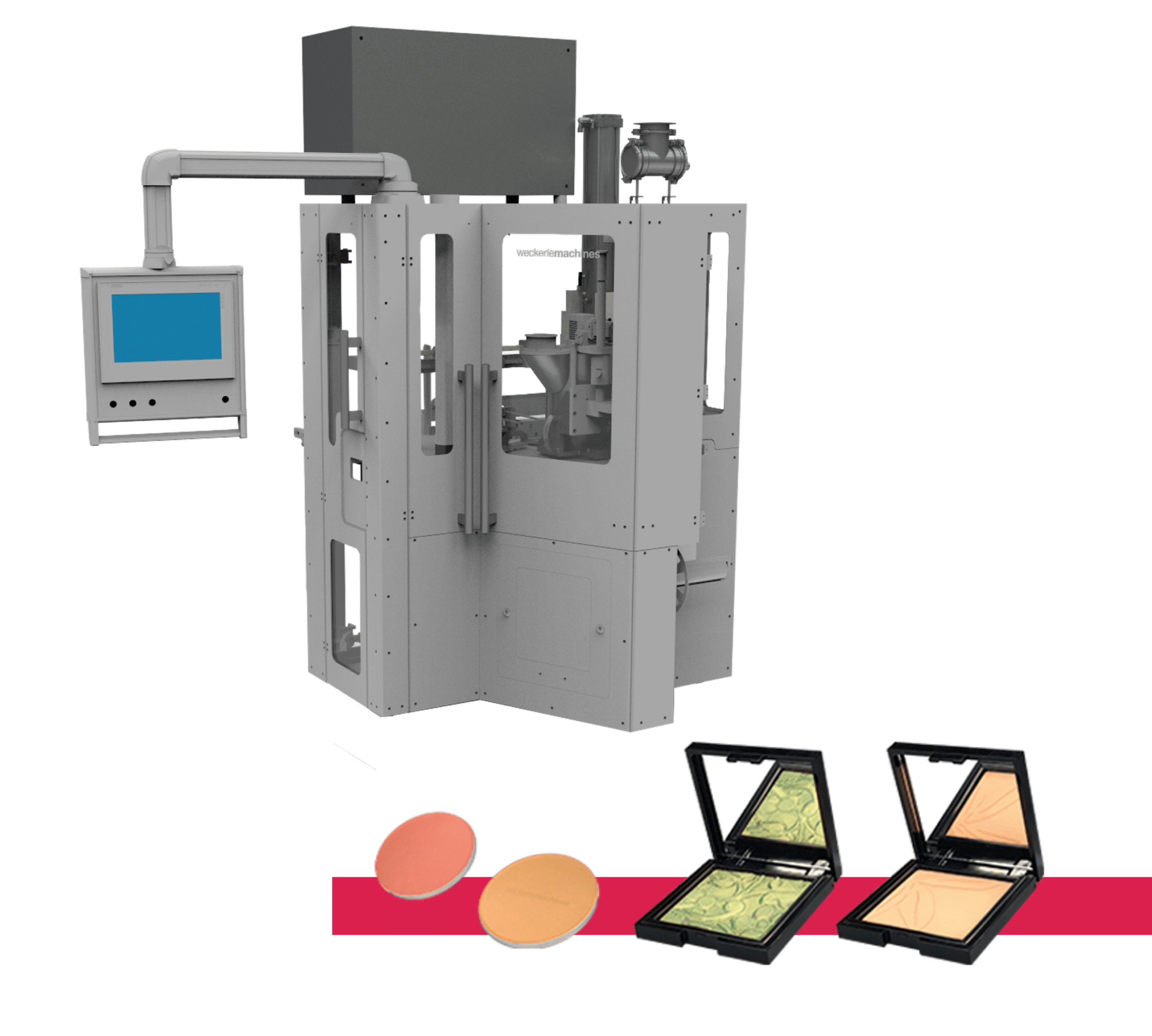 weckerle machines - Color cosmetics and lipstick filling machine